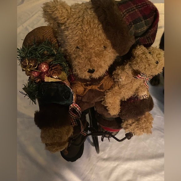 Unknown | Holiday | Vintage 9 Inch Christmas Bear On Tricycle | Poshmark